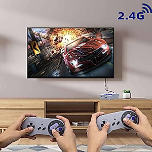 Super Classic Retro Game Console,HDMI Video Game System Built in 5000 Classic Games,Dual Game Controllers Wireless & Plug and Play.