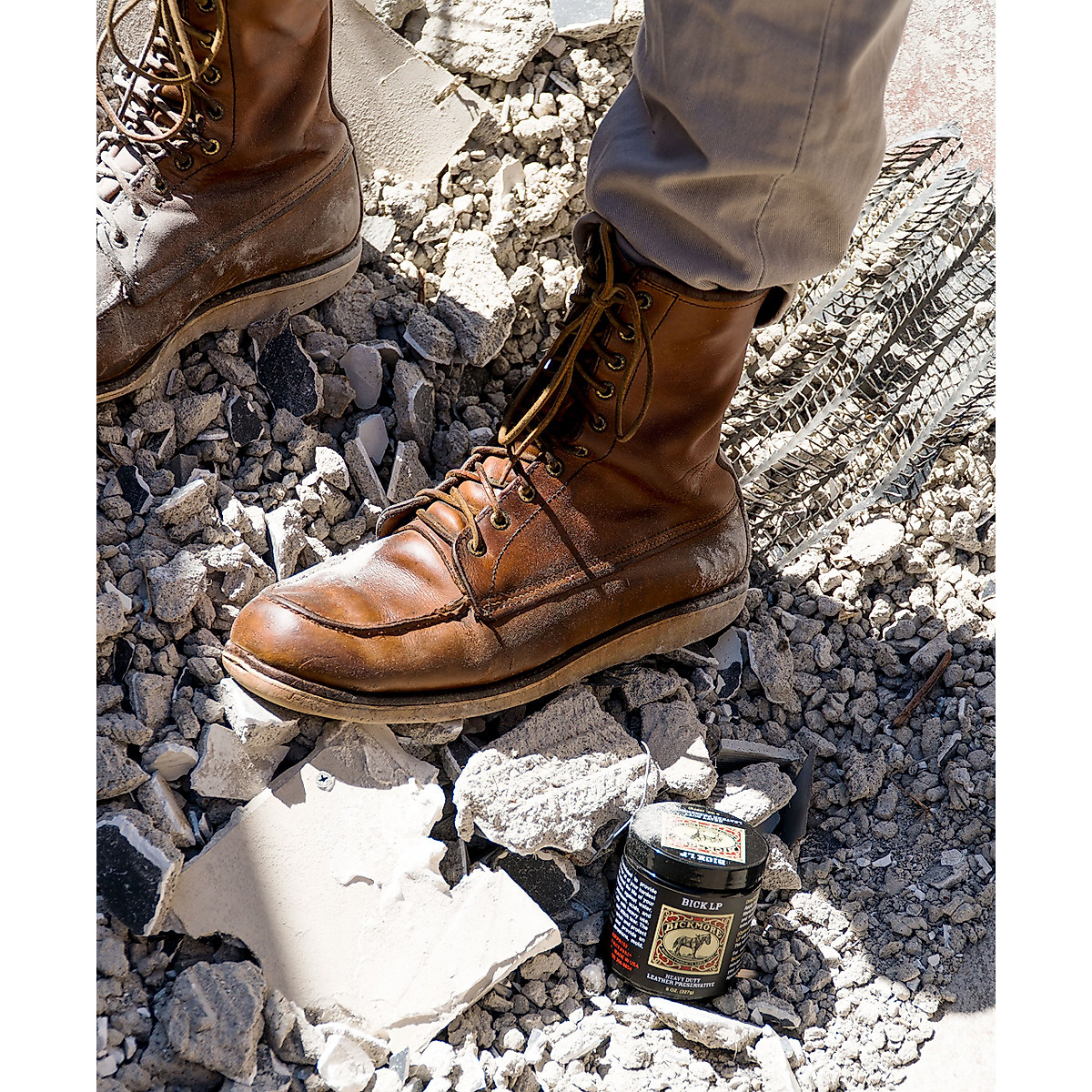 Bickmore Leather Conditioner, Scratch Repair Bick LP 8oz - Heavy Duty LP Leather Preservative | Leather Protector, Softener and Restorer Balm for Dry, Cracked, and Scratched Leather | Made in USA