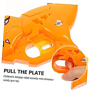 SAFIGLE 8 Pcs Lollipop Robot Lollipop Holder for Kids Nativity Toys for Kids Robot Toy for Kids Robot Lollipop Saver Lollipop Candy Box Lollipop Robot Toys Portable Plastic Toys Party Toy