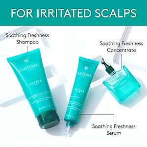 Rene Furterer ASTERA FRESH Soothing Freshness Shampoo, Irritated & Itchy Scalp, Peppermint, Eucalyptus 6.7 fl. oz.