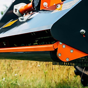 Titan Attachments 3 Point 60in Flail Mower, 30-60 HP Mowing Attachment for Category 1 Tractors and Loaders