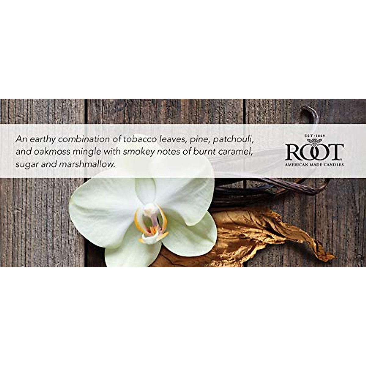 Root Candles Honeycomb Beeswax Blend Scented Candle, 12-Ounce, Tobacco Vanilla