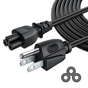 J-ZMQER 6ft UL AC Power Cord Compatible with Samsung Ativ Book Series 2 3 4 5 6 7 8 9 Chronos Laptop