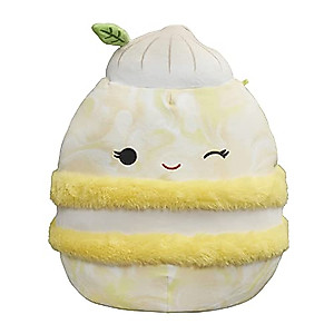 Squishmallows Original 12-Inch Landry Yellow Meringue Macaron - Medium-Sized Ultrasoft Official Jazwares Plush