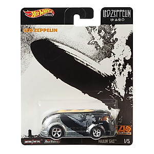 Hot Wheels Led Zeppelin Set of 5 Collectible Die-Cast Vehicles Premium Pop Culture Album Art Cars, Gift for Music Fans and Collectors [Amazon Exclusive]