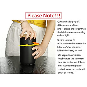 Ceramic Food Storage Jar Canister Modern Design Food Canisters with Airtight Seal Bamboo Lid,Loose Tea Coffee Spice Nuts Snacks Seasonings Storage Canister Caddy (Black 31.67oz/900ml)