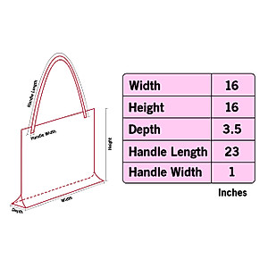 Wearuz Best Wishes Quotes Tote Bag Gifts Shopping Grocery Bag White, Large