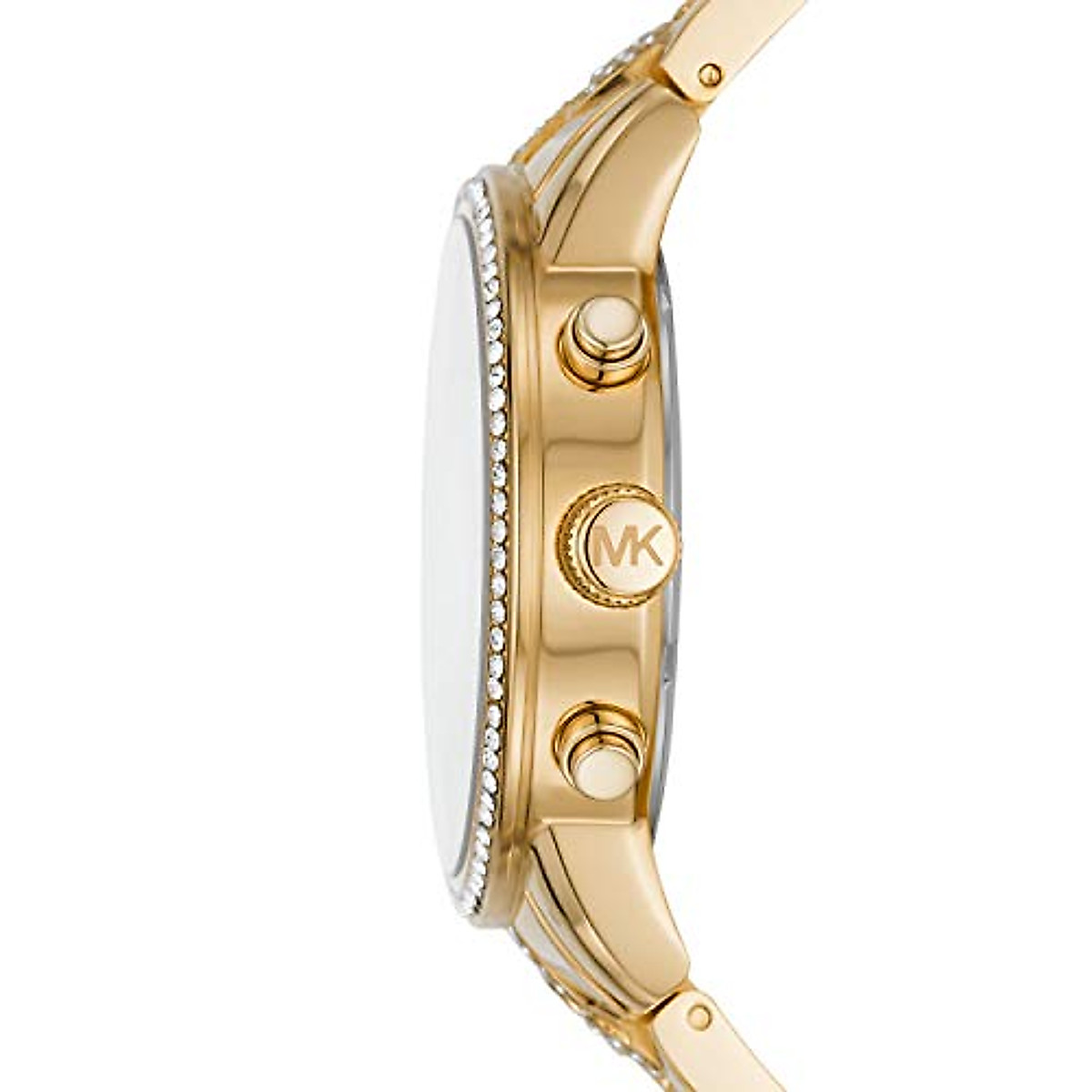 Michael Kors Women's Ritz Gold-Tone Stainless Steel Chain Bracelet Watch (Model: MK6937)