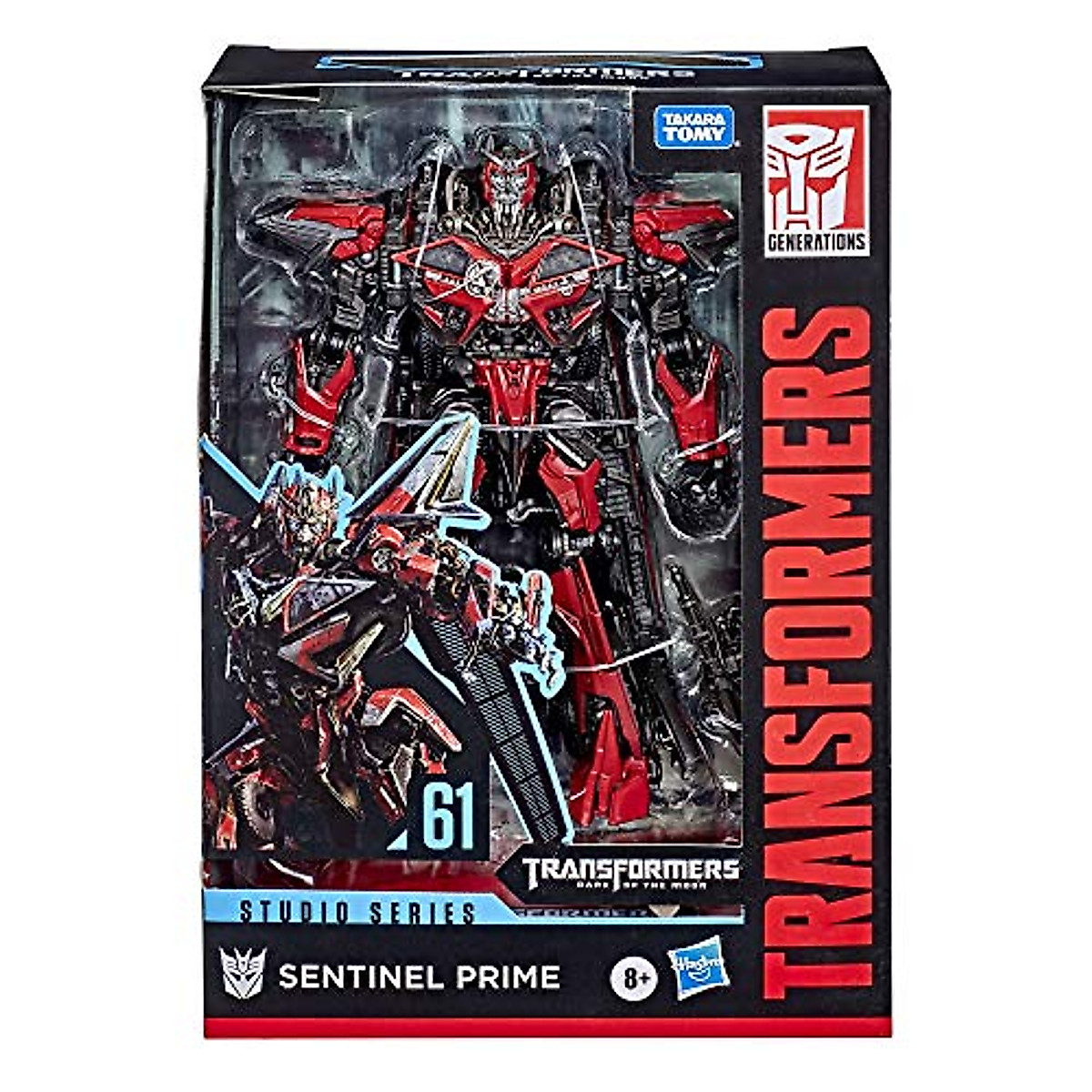 Transformers Toys Studio Series 61 Voyager Class Dark of The Moon Sentinel Prime Action Figure – Adults and Kids Ages 8 and Up, 6.5-inch
