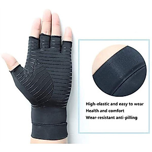XJXJ Gaming Gloves Silicone Grip Anti-Slip Anti-Sweat Stoma Breathable Design Perfect Comfortable Fitting,Anti Arthriti. dr arthritis gloves (Size : L)