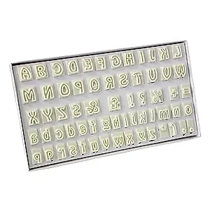 JEM 64 Piece Alphabet Plastic Cutter Set