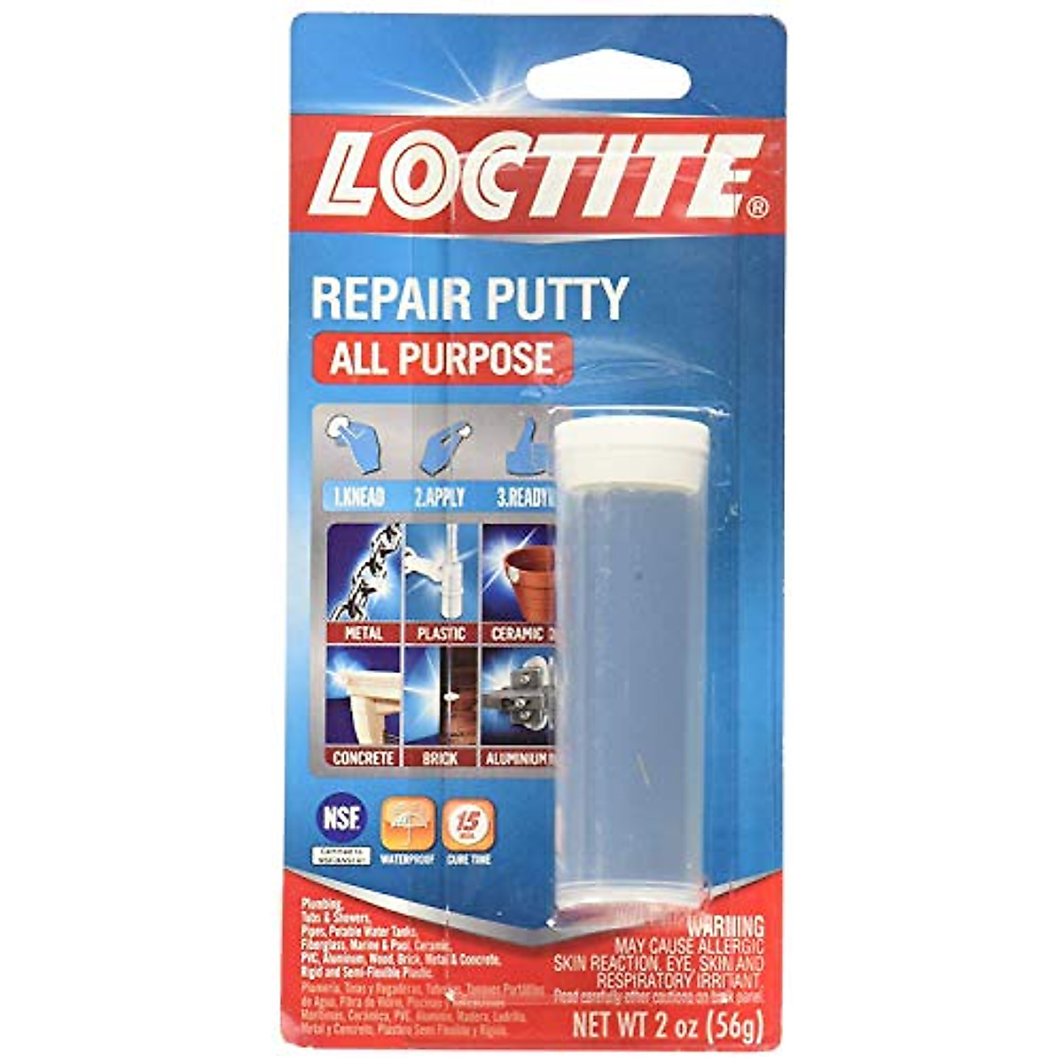 Loctite 1999131 All Purpose Repair Putty, 2 Ounces - 3 Pack