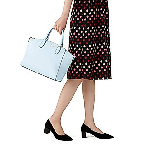 Kate Spade New York Parker Medium Leather Satchel Frosty Sky