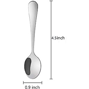 20 Pieces Demitasse Espresso Spoons, 4.5 Inches Stainless Steel Mini Coffee Spoons