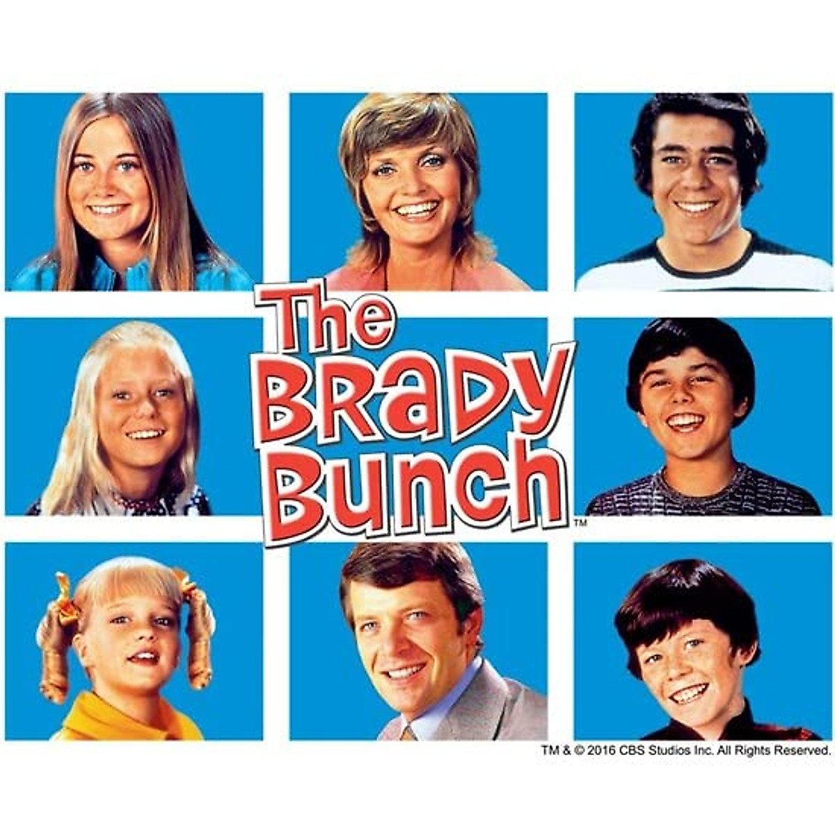 CafePress The Brady Bunch Grid Mug Ceramic Coffee Mug, Tea Cup 11 oz