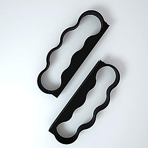 Grips for Fitness Boxing Switch, Controller Accessories Compatible with Nintendo Switch Sports and Switch Boxing Game, 2 Packs-Black