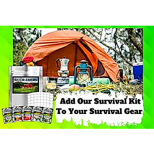 50 Vegetable & Fruit Seeds for Planting Your Outdoor & Indoor Home Seed Garden Gear. 12,500 Seeds, 50 Seed Markers, Growing Guide, & Survival Package. Gardening Heirloom Non-GMO Veggie Seed B&KM Farms