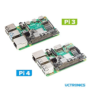UCTRONICS PoE HAT for Raspberry Pi 4B, IEEE 802.3af-Compliant, 5V 2.5A Mini Power Over Ethernet Expansion Board for Raspberry Pi 4 B 3 B+