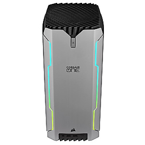 Corsair ONE PRO a200 Compact Workstation-Class PC - AMD Ryzen™ 9 5950X CPU - NVIDIA® GeForce RTX™ 3080 Graphics - 64GB Vengeance LPX DDR4 Memory, 2TB, Windows 10 Pro,Bright Silver