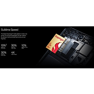 ONEPLUS 10T | Moonstone Black | 5G Unlocked Android Smartphone U.S Version | 8GB RAM+128GB Storage (Renewed)