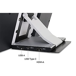 Gechic 2101H 21.5" Portable Travel Monitor 1080p HDMI, USB-C Docking Power Delivery for Laptop/MacBook/Switch/Smartphone Fast Charge 45 W, Dual Video Interface, 2W Speaker with Protective Travel Bag