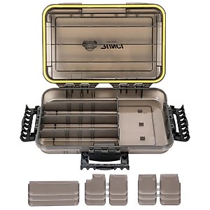 RUNCL Fishing Tackle Box, Waterproof Tray for Jigs Lures, Thicker Floating Tackle Utility Box with Adjustable Dividers, 3600/3700/Large 3700 Size
