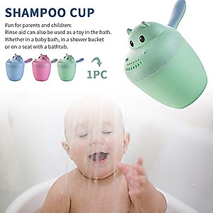 Rinse Shampoo RinserBaby Dippers Bath Rinse Cup Wash Hair Cup Shower Sprinkler,Baby Bath Rinser Pail to Wash Hair and Wash Out Shampoo