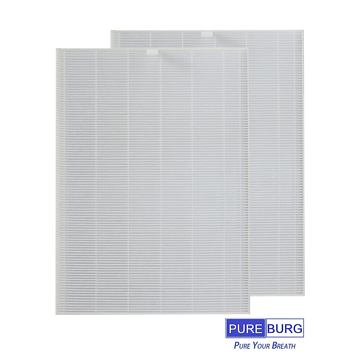 PUREBURG XQ True HEPA Replacement Filter Set Compatible with Winix XQ, XQ Pro Tower Air Purifier, Filter X / 1712-0089-01-0101-02,2 x H13 HEPA & 2 x Deodorization Filters