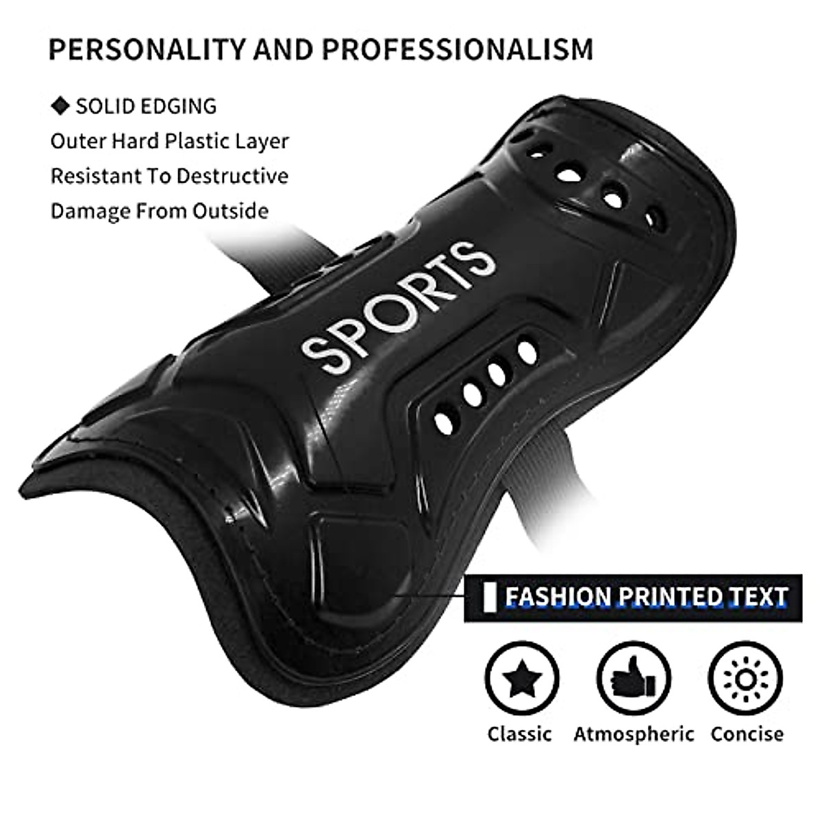 AIMISICAR Soccer Shin Guards Toddler Kids Youth, Shin Pads and Long Soccer Socks for 3-15 Years Old Boys and Girls for Football Games, Lightweight and Breathable Soccer Equipment, 1 Pack