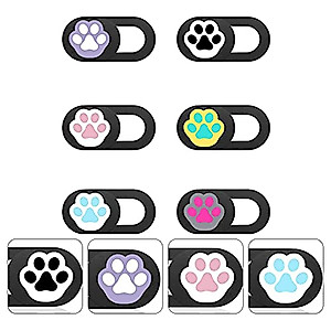 Computers Laptops Computer Camera Cover 6Pcs Cat Claw Style Webcam Covers Anti- Peeping Covers Privacy Covers Computers Laptops Anti- Peeping Covers