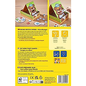 HABA My Very First Games - Hungry as a Bear - A Memory & Dexterity Game for Ages 2 and Up