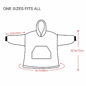 Sleepwish Brown Green Camo Wearable Blanket for Teen Girls Boys,Super Soft Warm Cozy Cute Hoodie for kids, Reversible Sherpa Pullover with Pocket and Sleeves,28x27