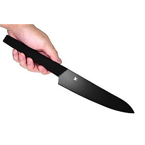Seki Japan Via Kitchen Japanese Chef Kitchen Knife, Molybdenum Steel Gyuto Knife, TPR & ABS Handle, 185 mm (7.2 in)