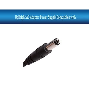 UpBright 9V AC/DC Adapter Compatible with Singing Machine SML-283 SML283 SML283P SML283BK SML-283P IN-283BK IN-283P CDG CD + G Portable Karaoke System Player pse PSEA090080U W DC9V 0.8A Power Supply