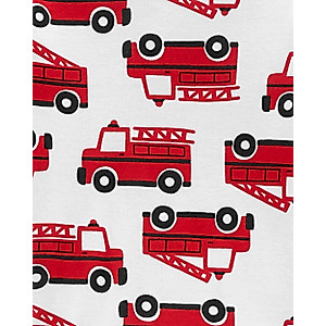 Carter's 4-Piece Toddler and Baby Boy's Snug fit Cotton Pajamas (Snoozing to the Rescue, 4T)