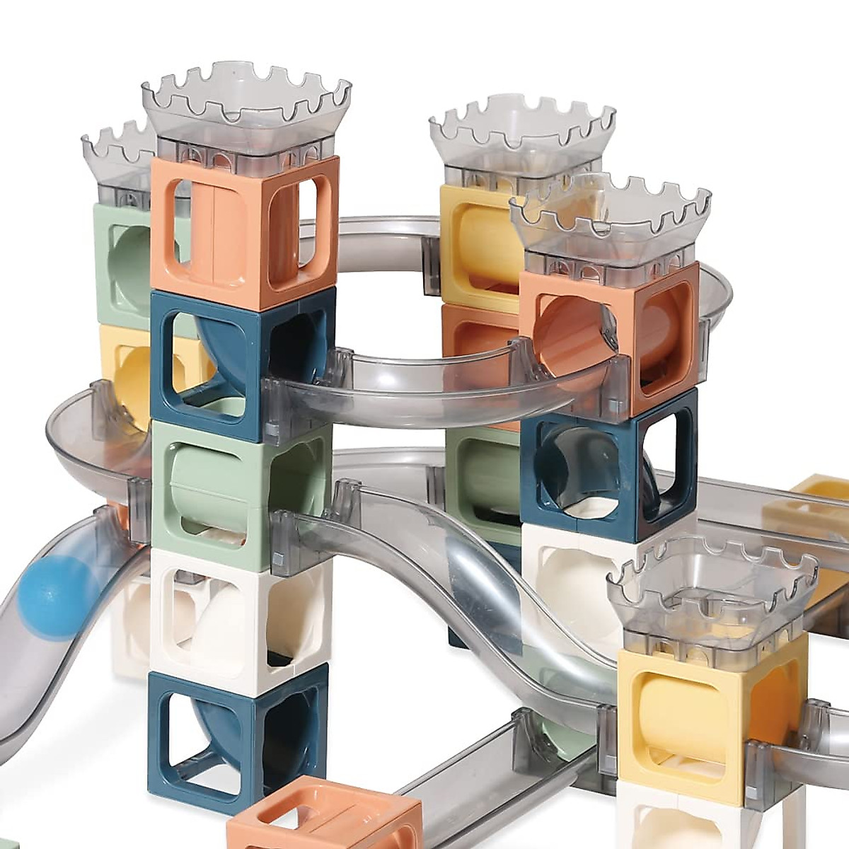 Magnetic Building Blocks Maze Marble Run Brain Game and STEM Toy for Boys and Girls