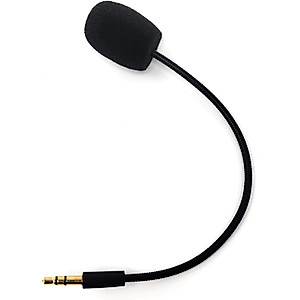 TNE 2-Pack Replacement Game Mics 3.5mm Microphone Boom for Turtle Beach Ear Force XO Four Recon 50 50x 60p Xbox One PS4 Nintendo Computer PC Gaming Headsets