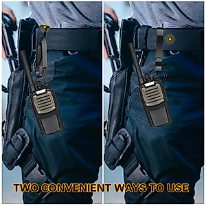 Manesi Duty Belt Key Holder, Superior Key Ring Holder, Upgraded Quick Release Belt Key Clip with Keyrings for Police, Law Enforcement and Workers