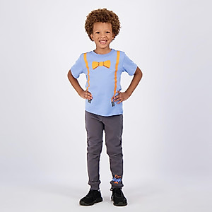 Blippi Boys 2 Piece Short Sleeve T-Shirt and Pants Set for Toddler and Big Kids