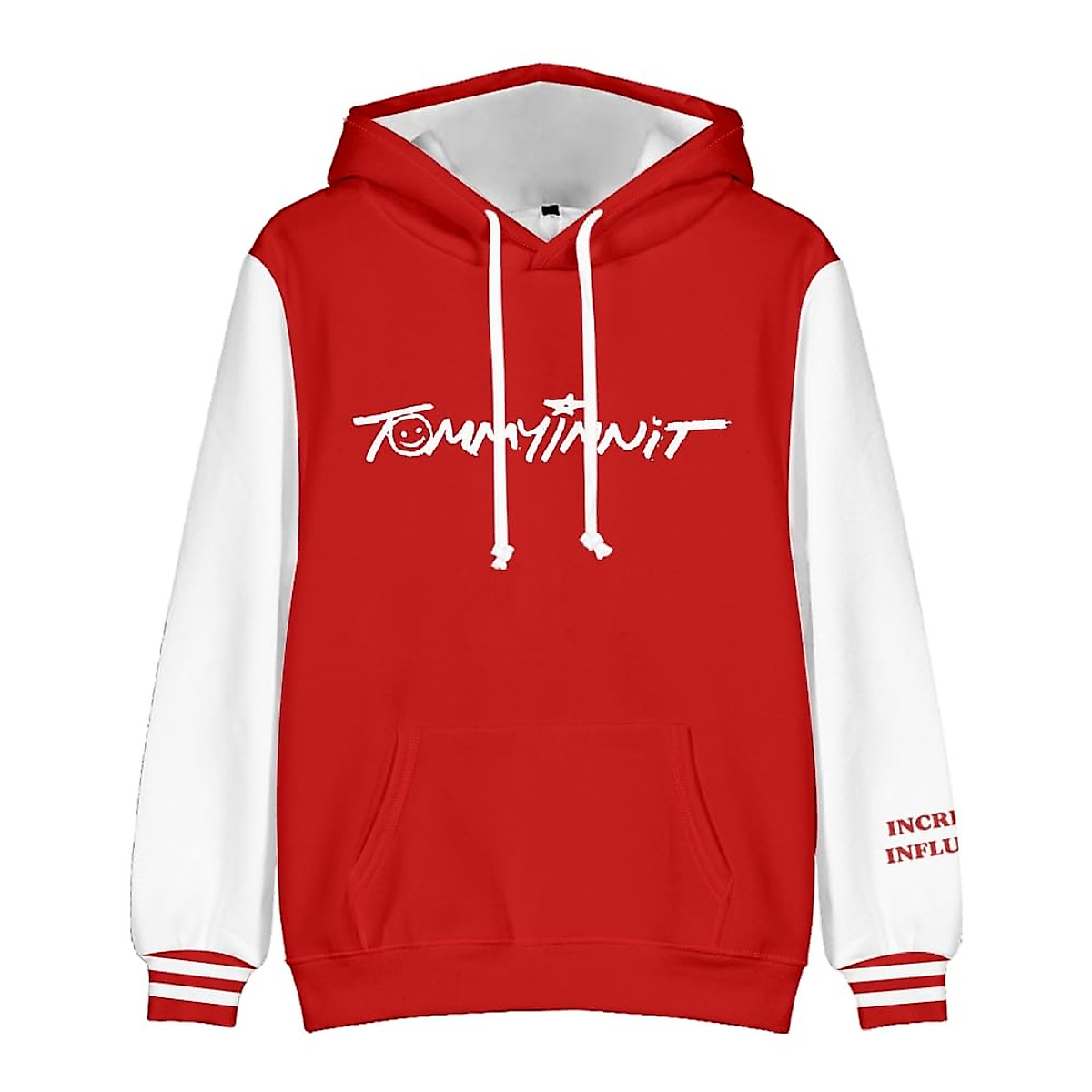 MARLLEGEBEE TommyInnit Baseball Hoodie Dream Team SMP Merch Long Sleeve Woman Man Sweatshirt Couple Clothes (WP07912,M)