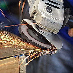 LIZMOF Grinding Wheels 4-1/2 x 7/8 Inch for General Purpose Metal & Stainless Steel, Aluminum Oxide Grinding Disc for Angle Grinder, Type 27, 10 PCS