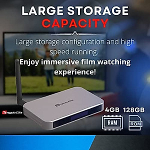 Elite Max Series 4Gb 128GB Android 11 IP TV Box New Technology