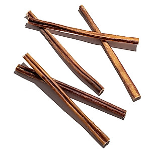 Jack&Pup Thick Bully Sticks 12 Inch Premium Dog Bully Sticks for Large Dogs Aggressive Chewers - All Natural Bully Sticks Odor Free 12" Large Bully Sticks, Long Lasting Dog Chews Bully Stick (5 Pack)