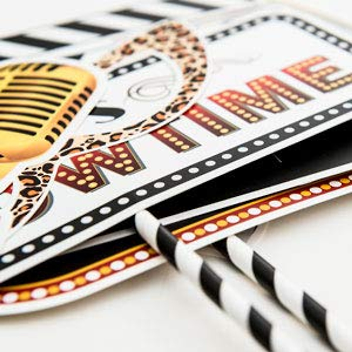 Hollywood Movie Theme Photography Backdrop & Props DIY Kit