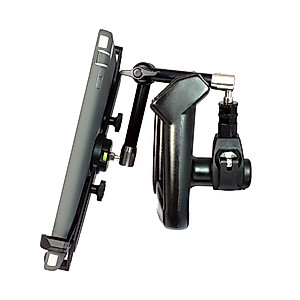 MYGOFLIGHT Flex Yoke Articulated Arm Sport Mount and Universal Cradle Kit for Any 7”-11” iPad Mini Air Pro Android Tablet PC Airplane Car RV Truck Boat Steering Wheel Dash Mounting