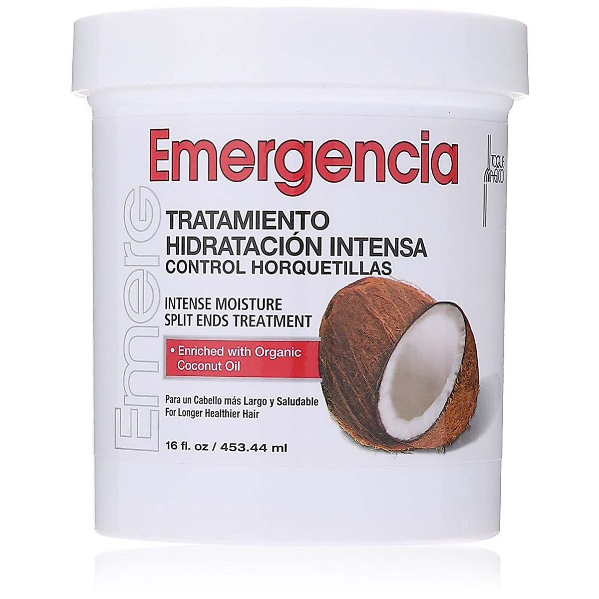 Toque Magico Emergencia Set 4 pack Coconut Shampoo, Rinse, Treatment, Leave-In