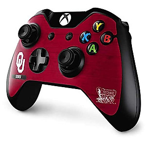 Skinit Decal Gaming Skin compatible with Xbox One Controller - Officially Licensed College Oklahoma Sooners Design