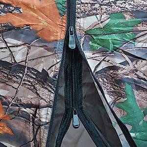 BZTANG Explorer Outdoors 3-4 Persons Camouflage Camping Hiking Easy Setup Instant Pop up Tent (Maple Leaves Green)