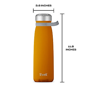 S'well Stainless Steel Traveler With Handle, 40oz, Golden Hour, Triple Layered Vacuum Insulated Containers Keeps Drinks Cold for 60 Hours and Hot for 20, BPA Free, Easy Carrying On the Go