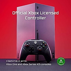 HyperX Clutch Gladiate – Wired Controller for Xbox One, Xbox Series X|S, PC, Officially Licensed by Xbox, Dual Trigger Locks, Programmable Buttons, Dual Rumble Motors